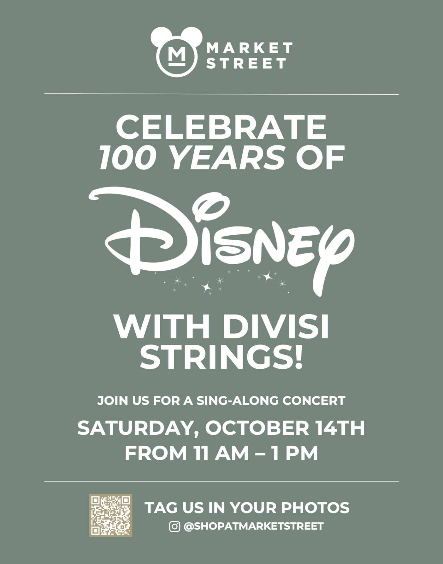 Sing-along Concert: Celebrating 100 years of Disney | Market Street ...